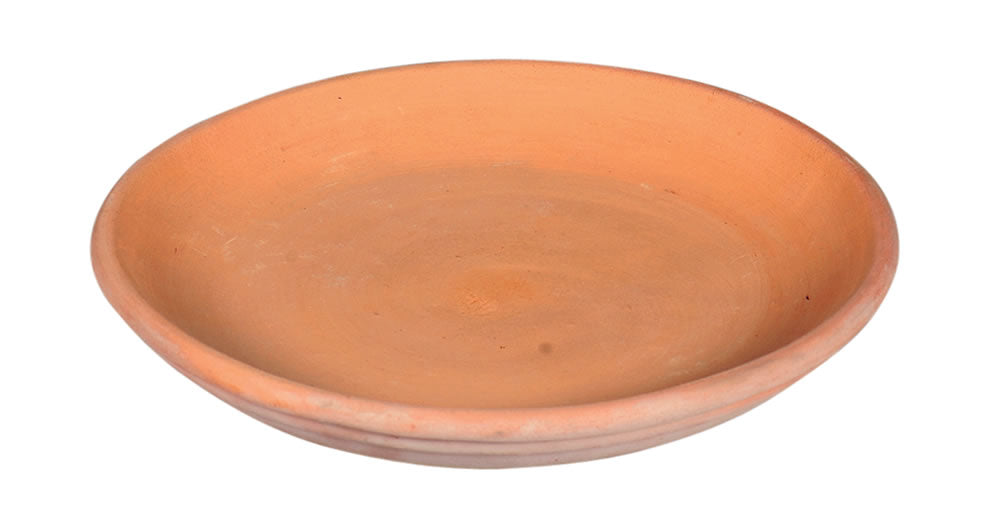 Round Ceramic Tray Terracotta|Royal Garden Centre
